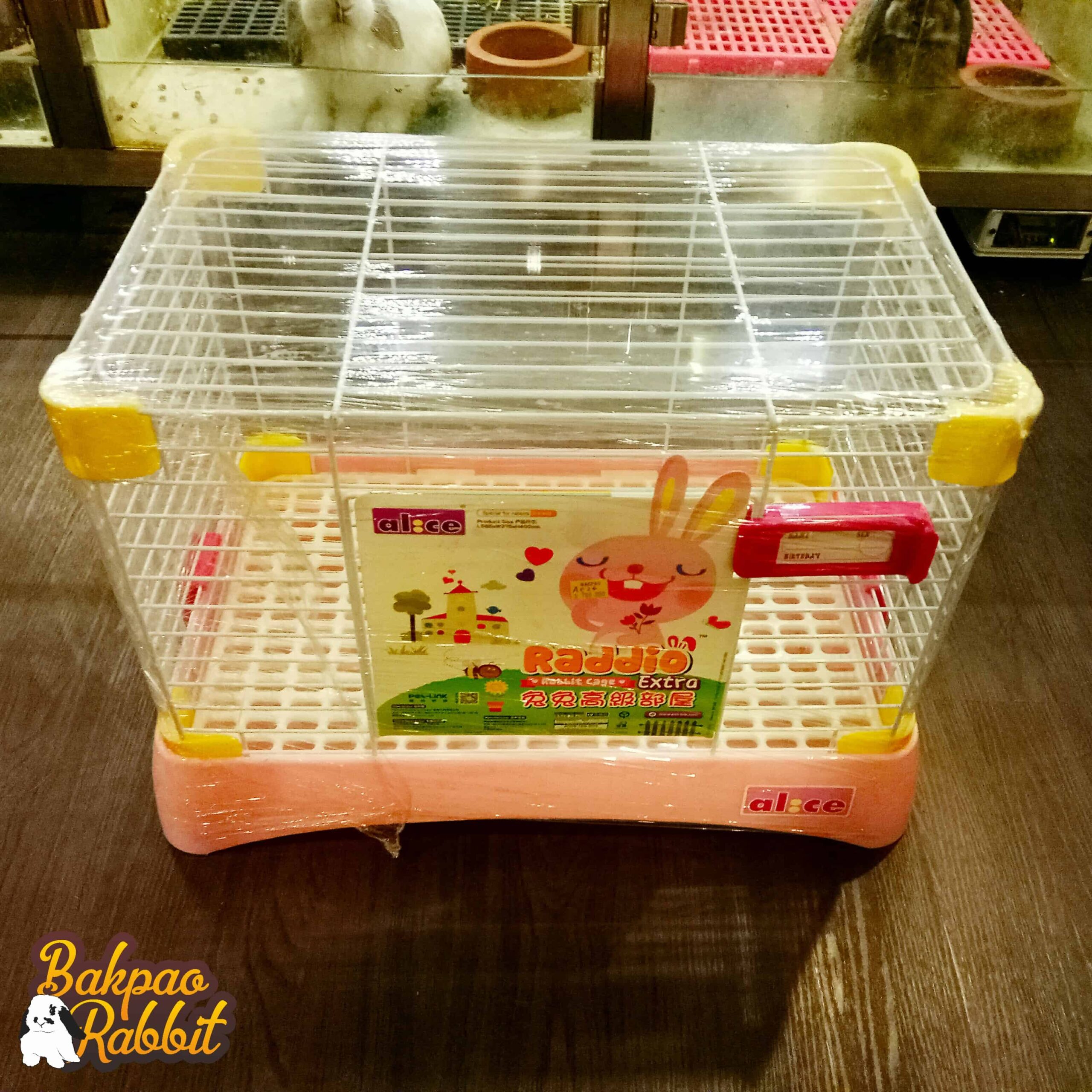 Alice AE26 Raddio Extra Rabbit Cage Medium Pink - Bakpao Rabbit