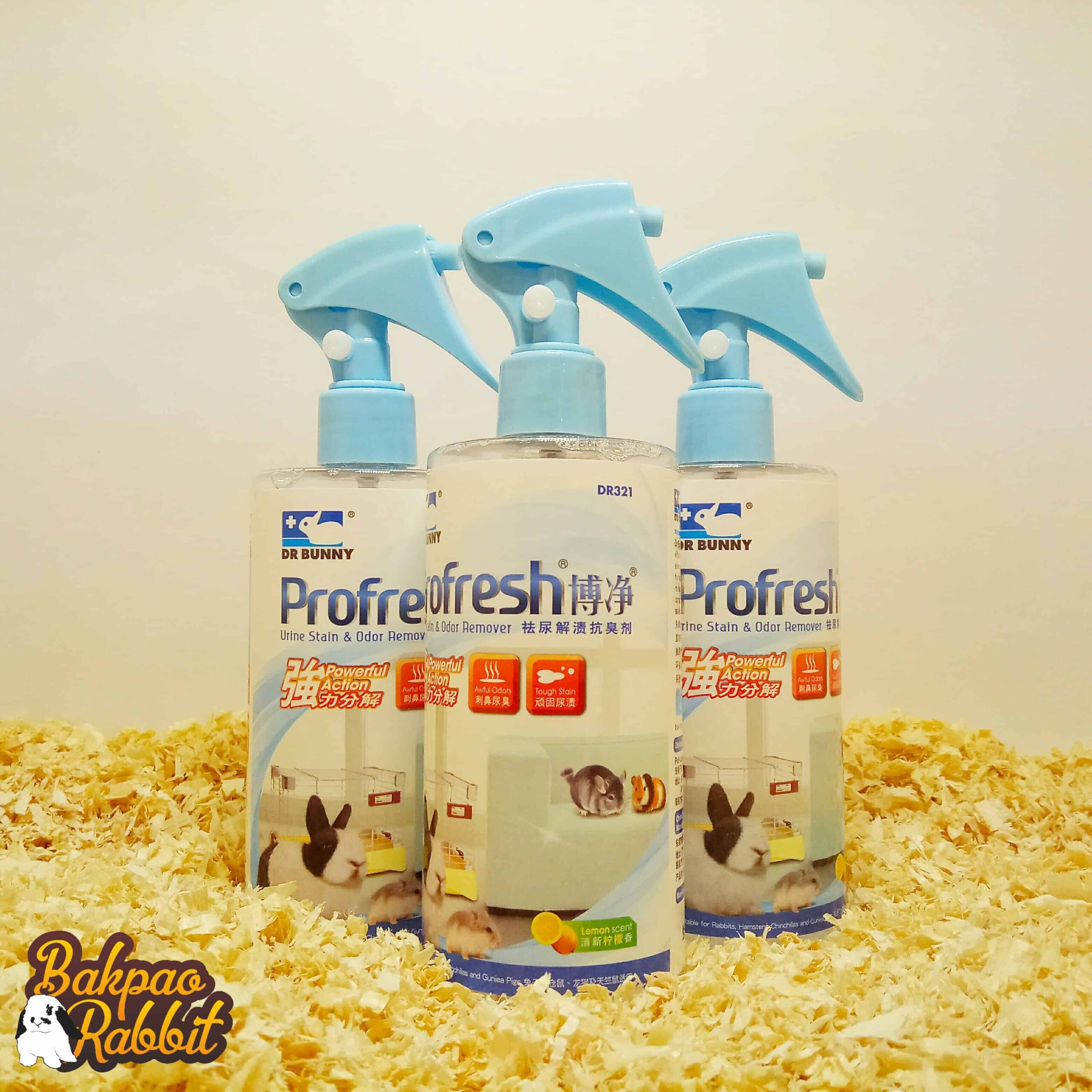 Dr Bunny DR321 Profresh Urine Stain & Odor Remover 300ml - Bakpao Rabbit