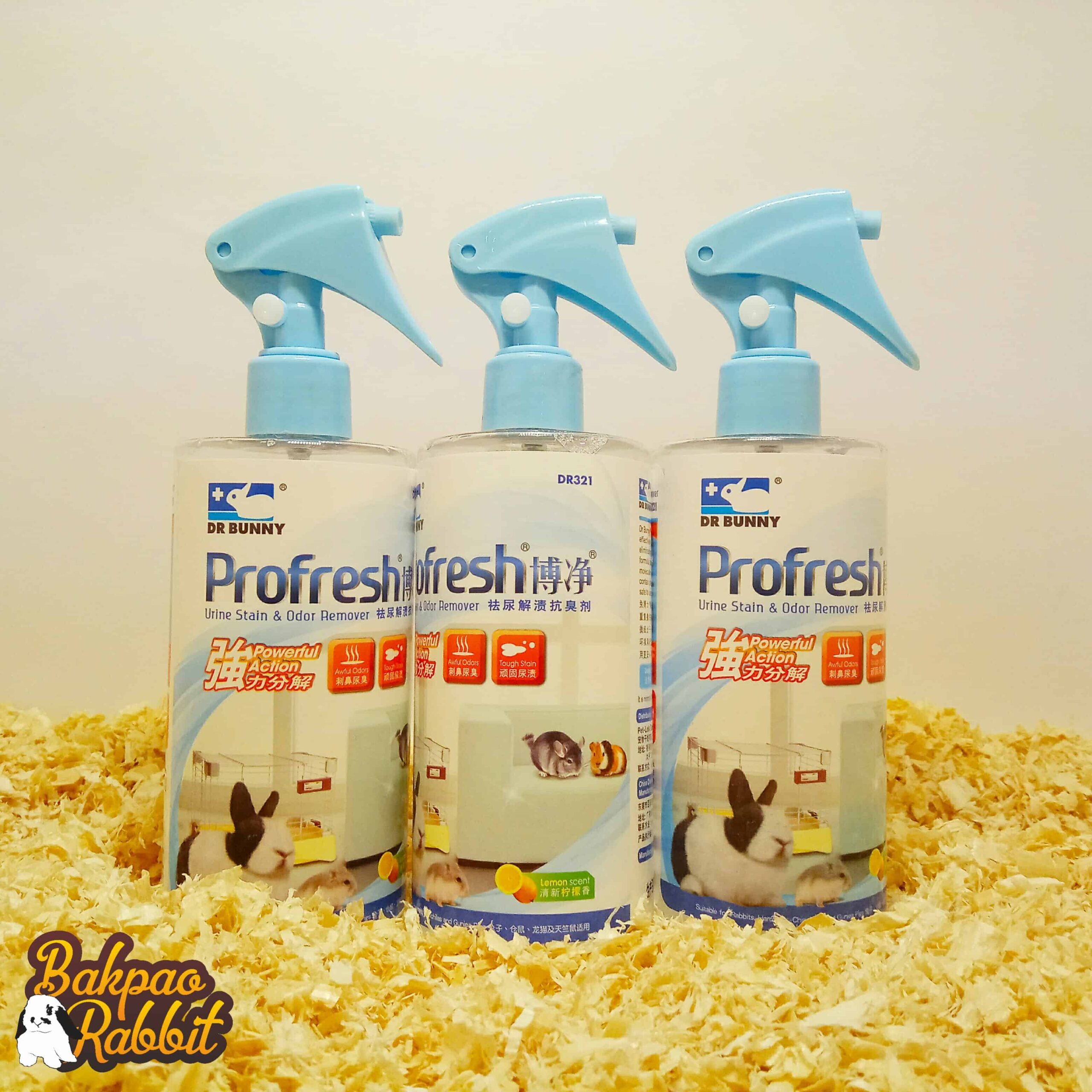 Dr Bunny DR321 Profresh Urine Stain & Odor Remover 300ml - Bakpao Rabbit